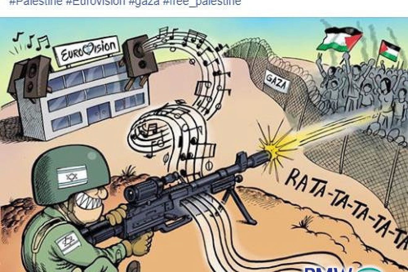 Fatah and PA cartoons link Eurovision competition to violence ...