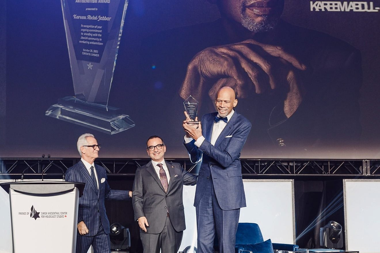 Kareem Abdul-Jabbar honored for combating anti-Semitism, calls out ...
