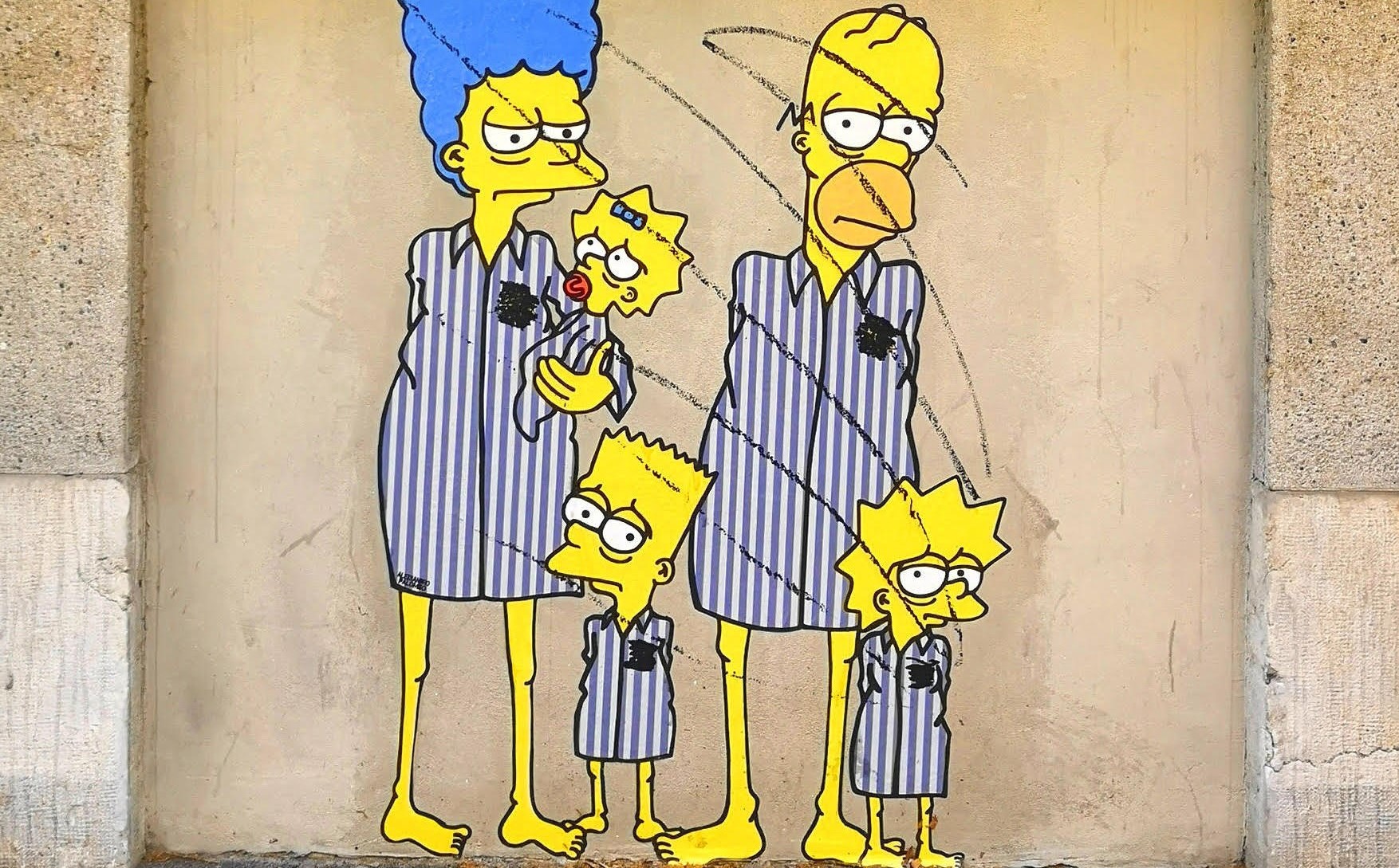 The Simpsons Street Art