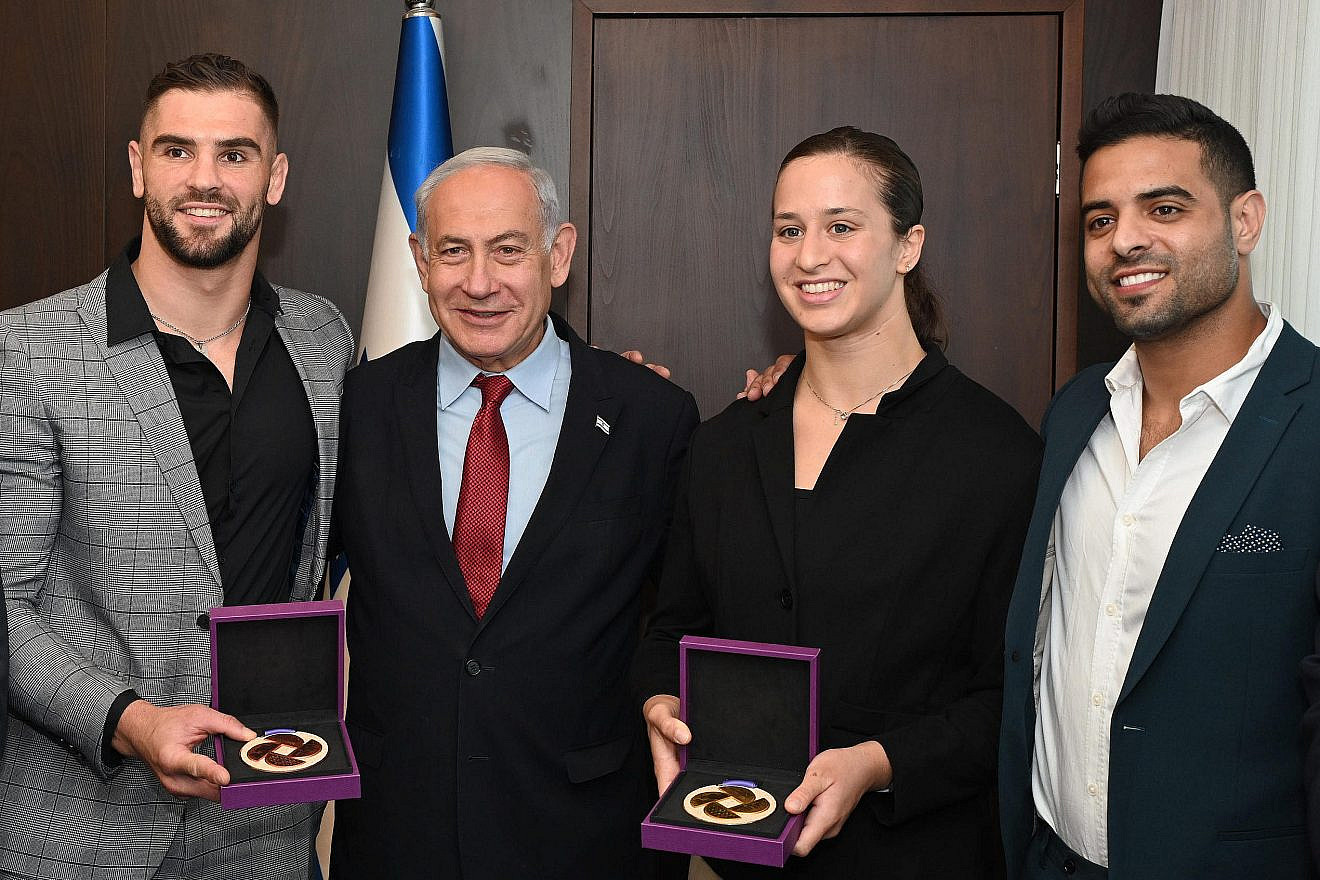 Netanyahu greets Doha world champion judoka Inbar Lanir - JNS.org