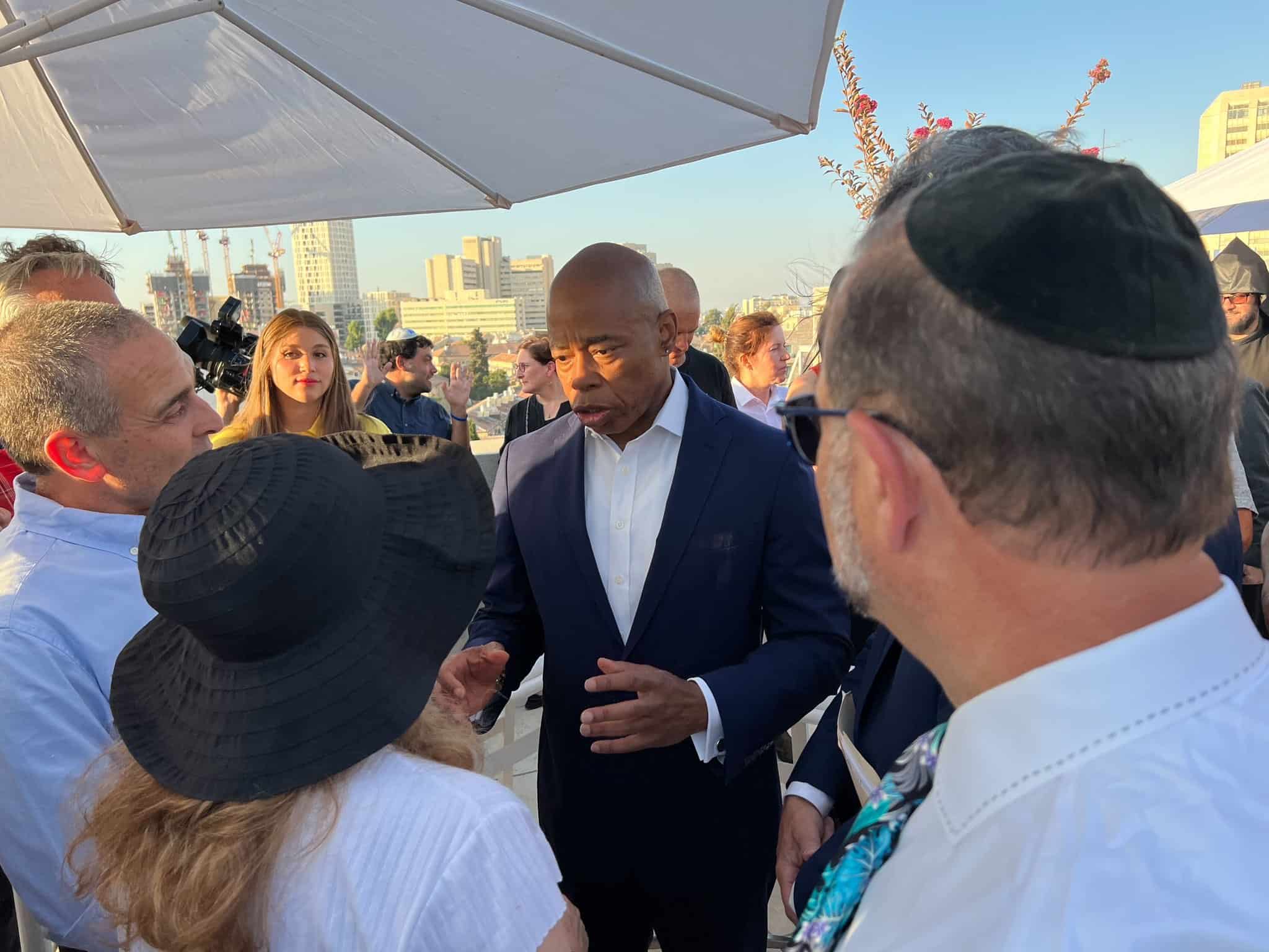 New York City Mayor Eric Adams in Israel to meet with leaders, talk ...