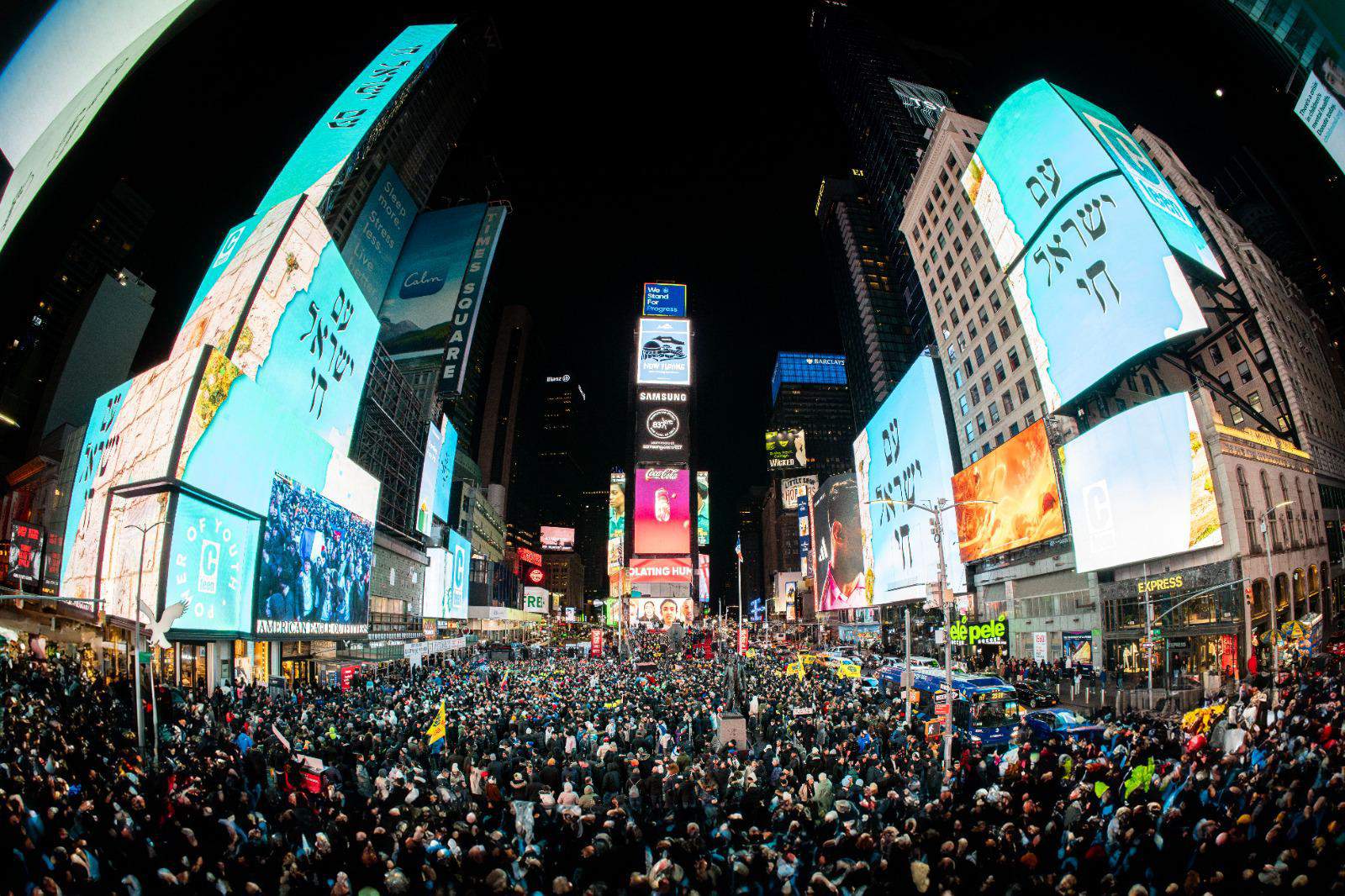 In Times Square, 3,000 teens gather for ‘Jewish pride, solidarity ...