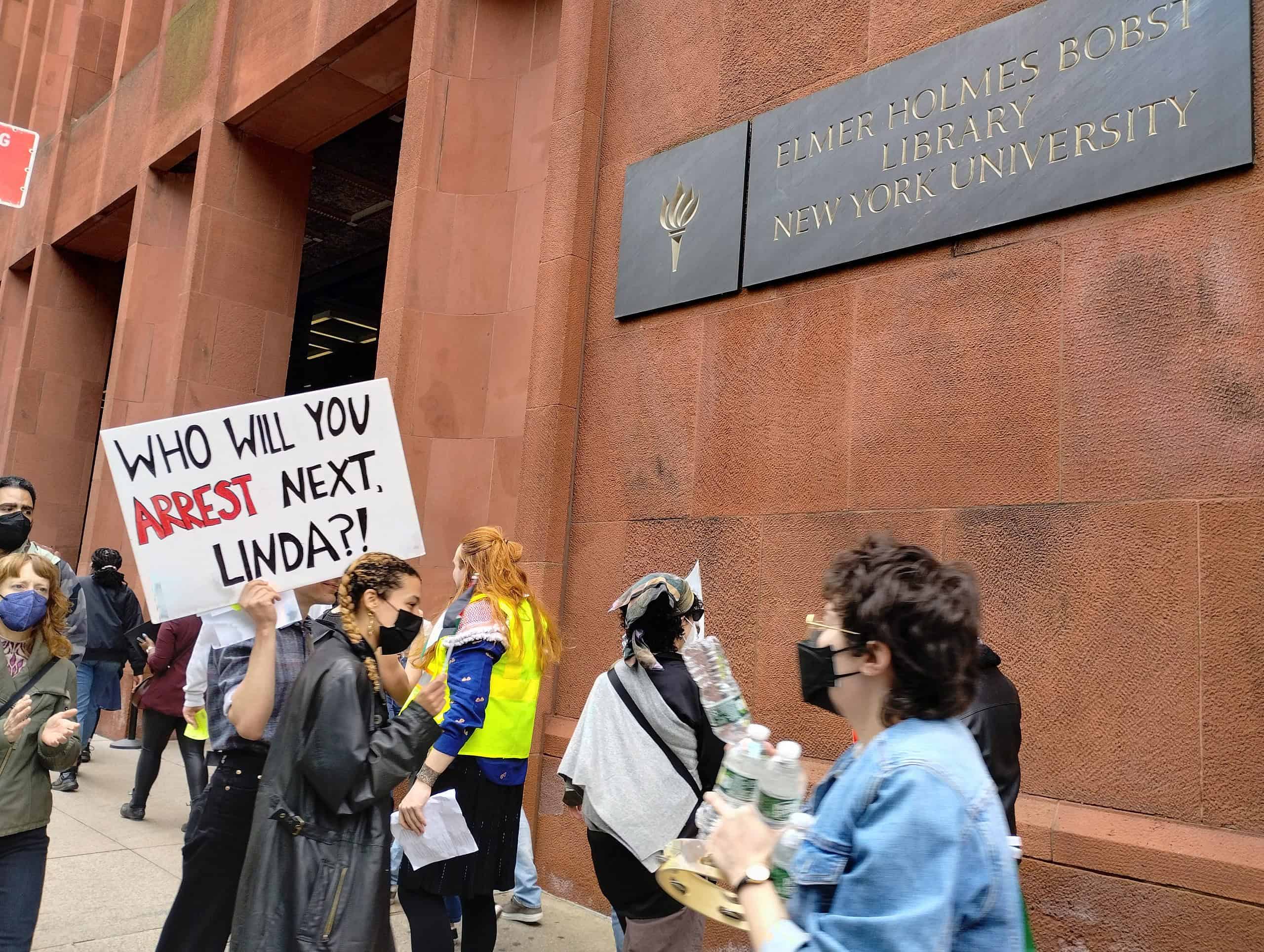 SJP protest ‘intentionally targeting members of our community,’ NYU ...