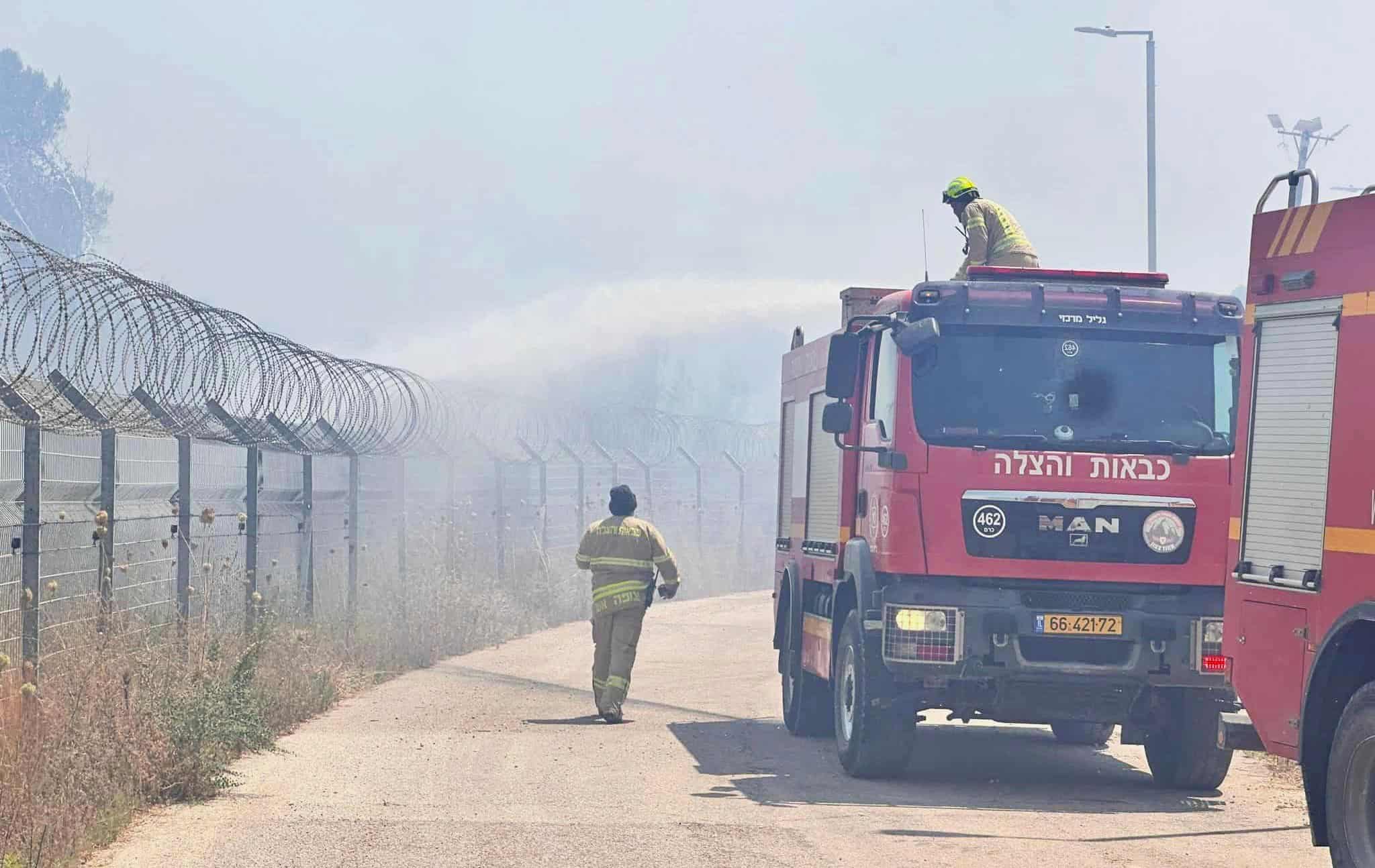 Jewish National Fund-USA fire trucks on frontlines in Israel’s north ...