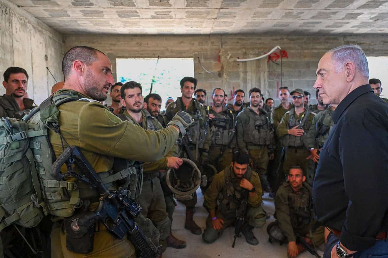 Netanyahu visits troops in the north, vows to achieve victory - JNS.org