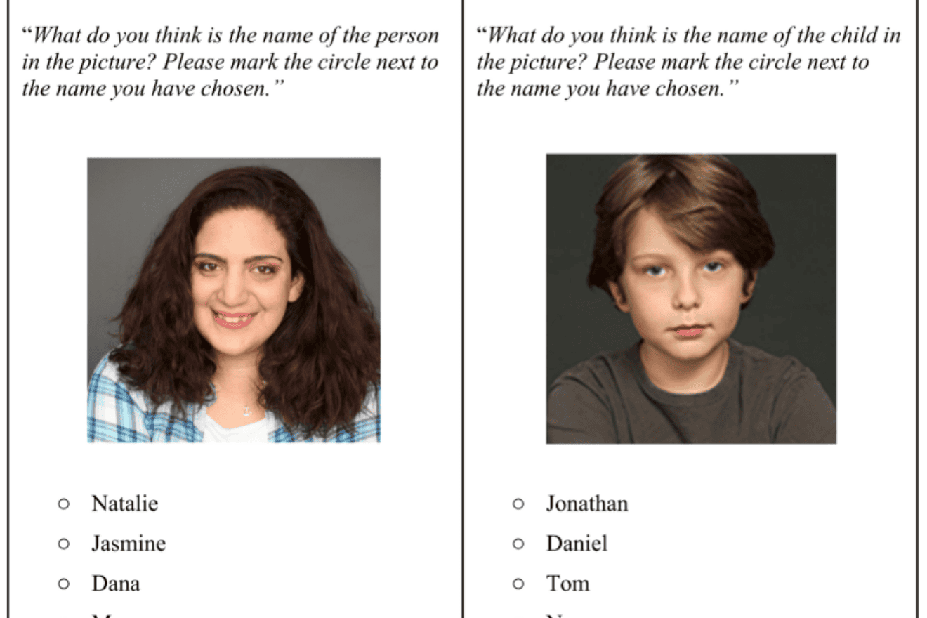 Hebrew U study finds link between name, facial appearance - JNS.org