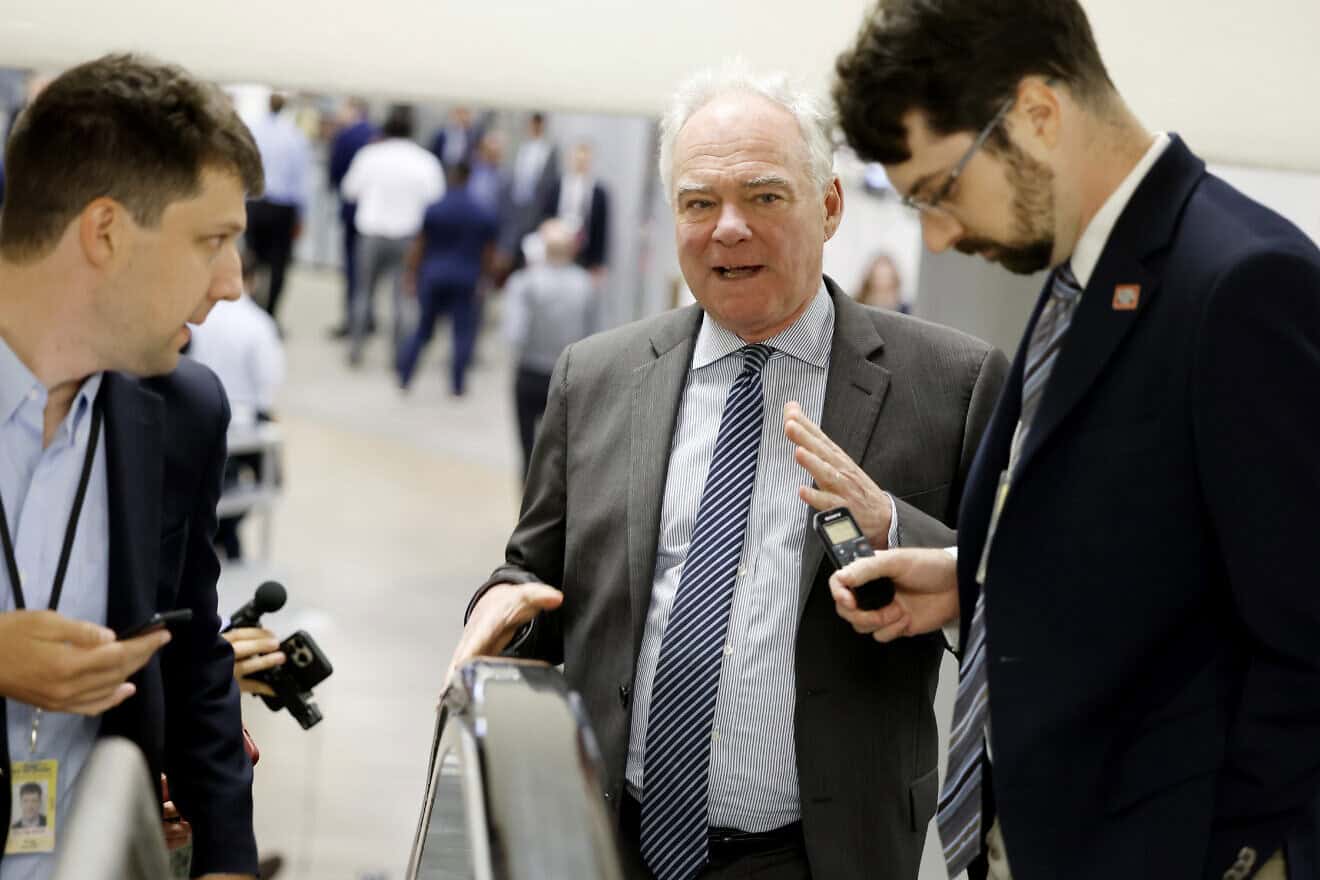 Jewish leaders in Virginia oppose Kaine’s call to stop weapon transfers ...