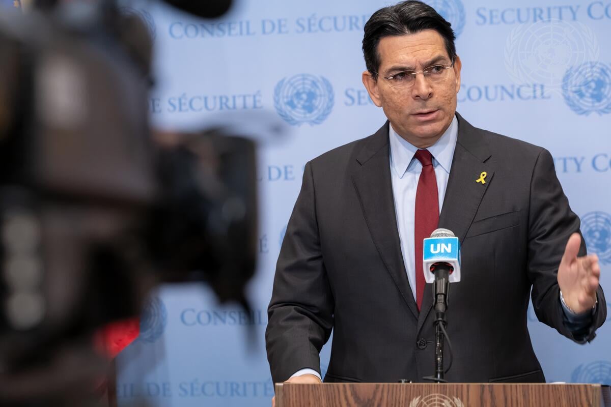 ‘We were all surprised to hear the president’s vision,’ Danny Danon ...
