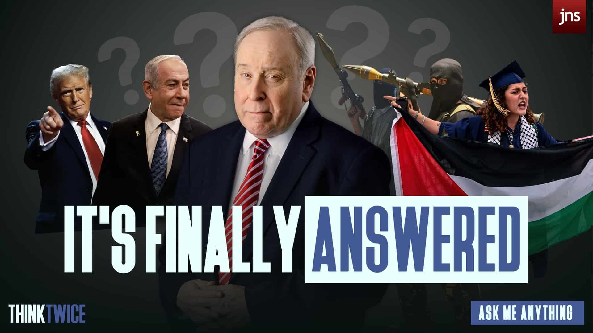 Jonathan Tobin answers all your burning questions of 2024 - JNS.org