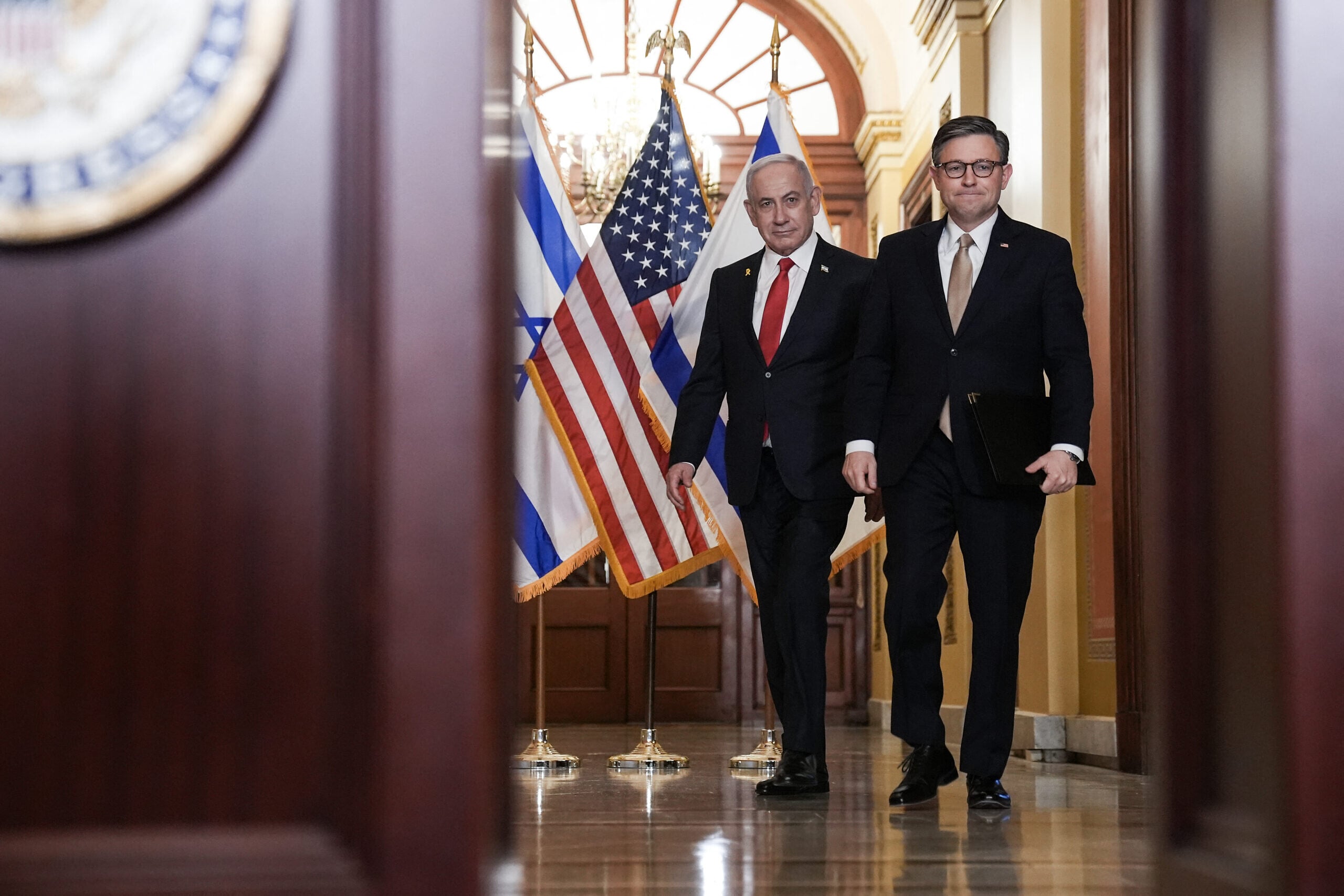 ‘Ironclad’ US support for Israel, Johnson says after meeting with ...