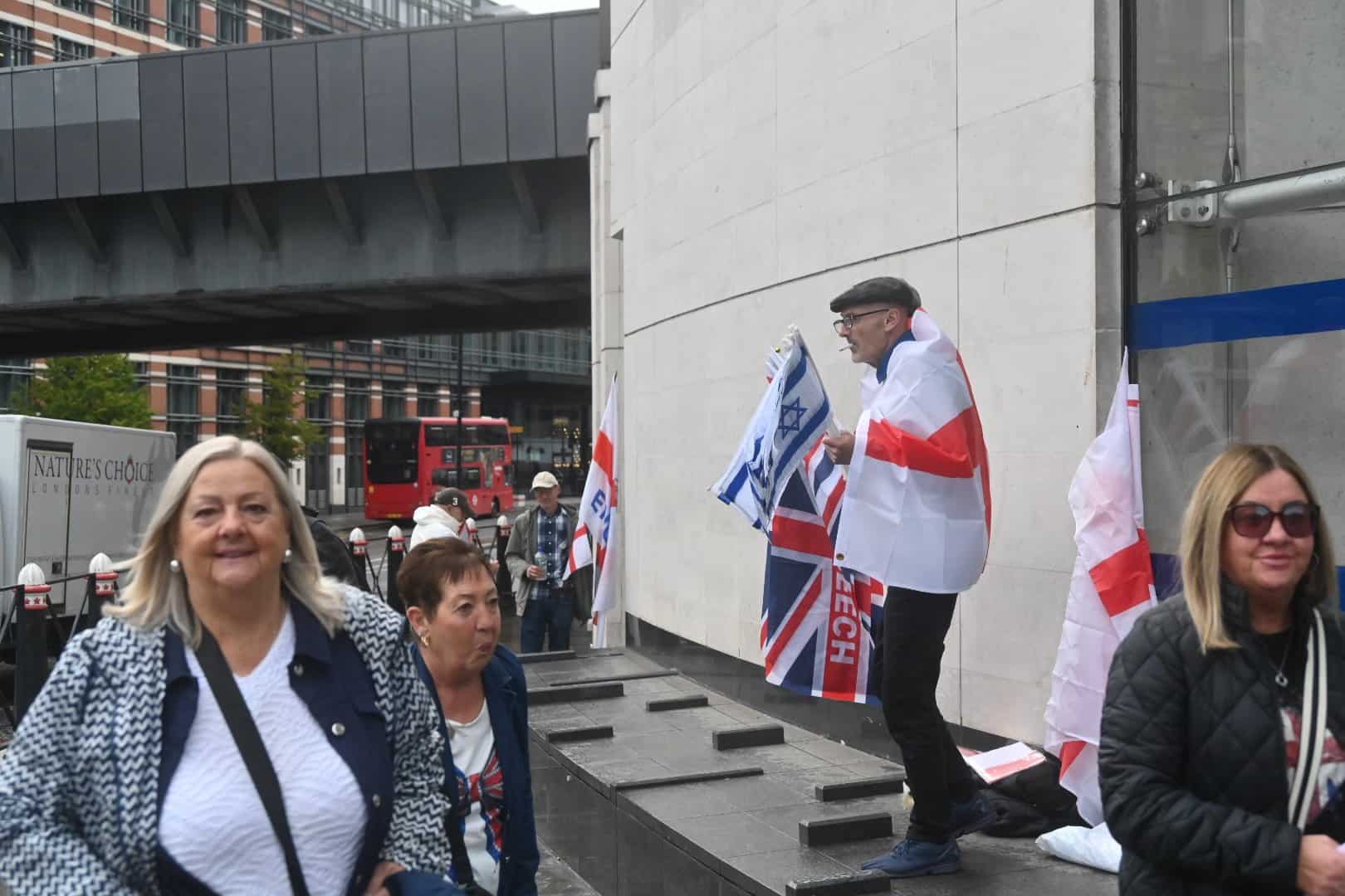'Unite the Kingdom' rally floods London with British, Israeli flags ...