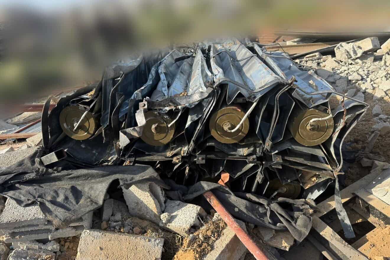 IDF finds rocket launcher aimed at Israel in Yellow Line area - JNS.org