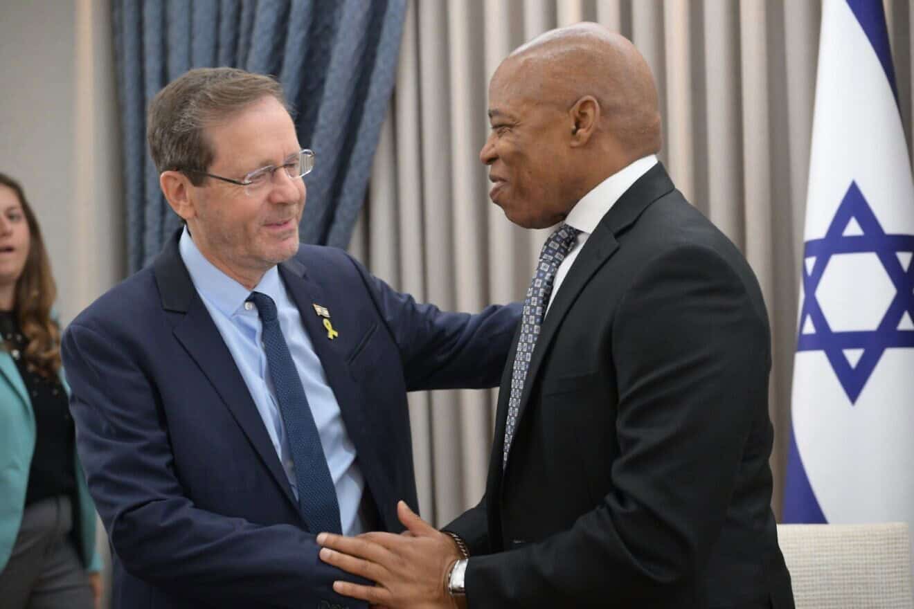 NYC mayor Adams meets top Israeli officials in Jerusalem - JNS.org