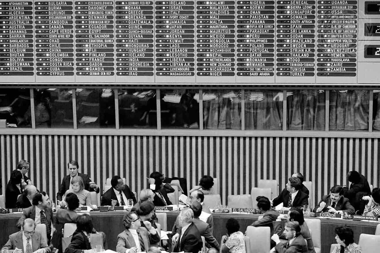 The 50th anniversary of the infamous UN ‘Zionism is Racism’ resolution ...