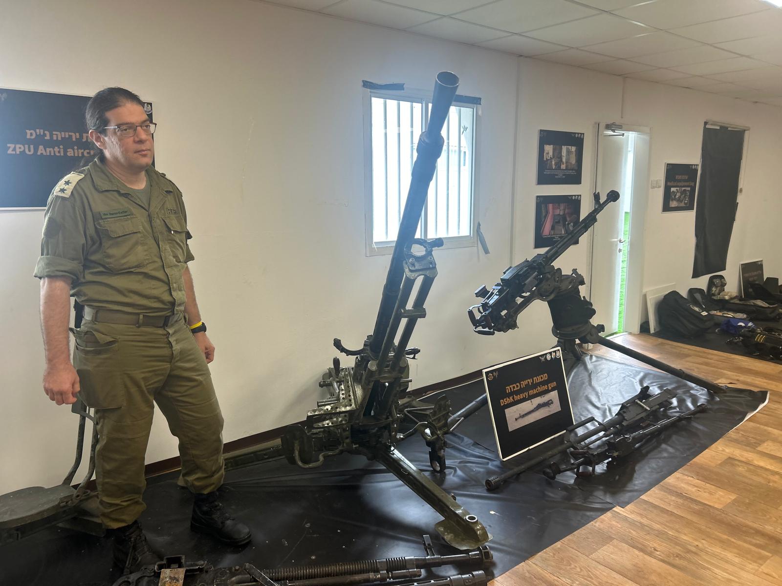IDF displays captured terrorist weaponry - JNS.org
